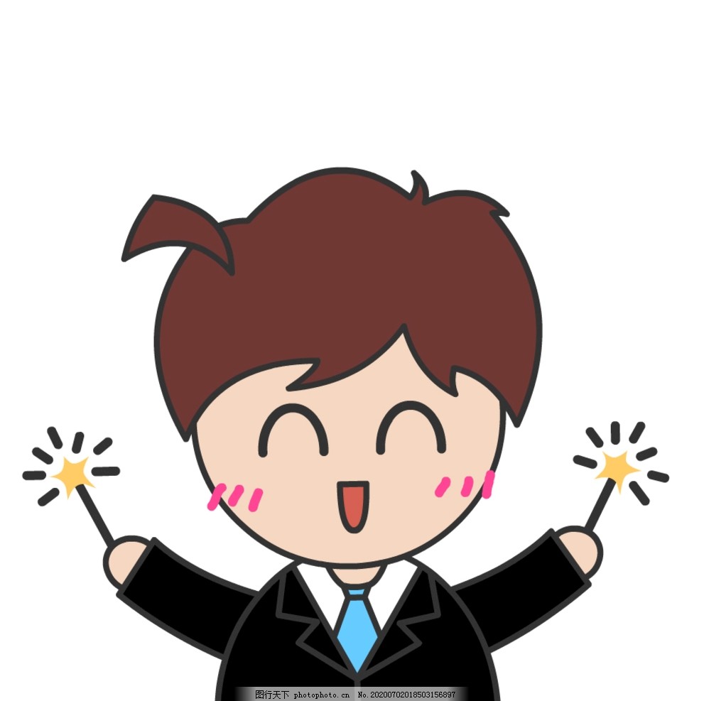 gif卡通人物图片_动漫卡通_插画绘画-图行天下素材网