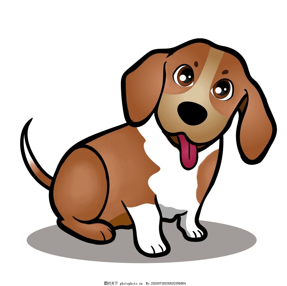 小狗卡通图片_其他_其他-图行天下素材网