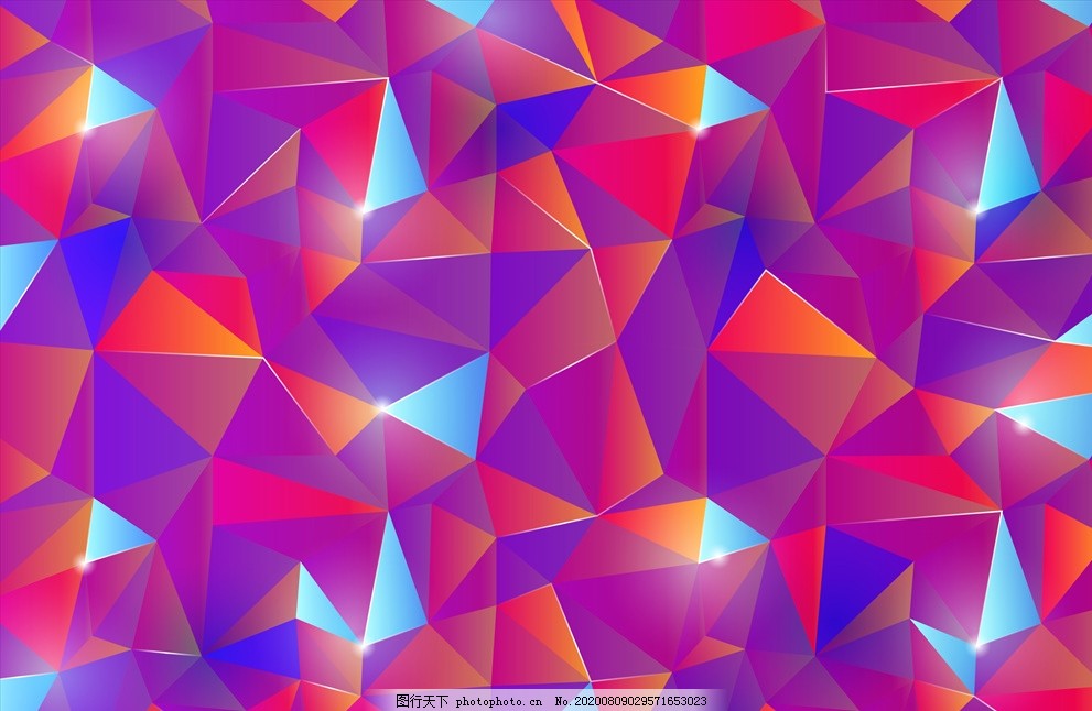 渐变三角形图片_其他_其他-图行天下素材网