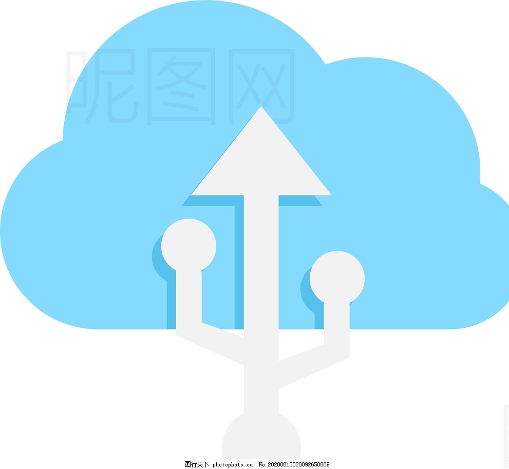 云端服务器图片_其他_LOGO标识-图行天下素材网