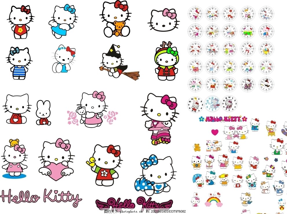 KT猫图片_动漫卡通_插画绘画-图行天下素材网